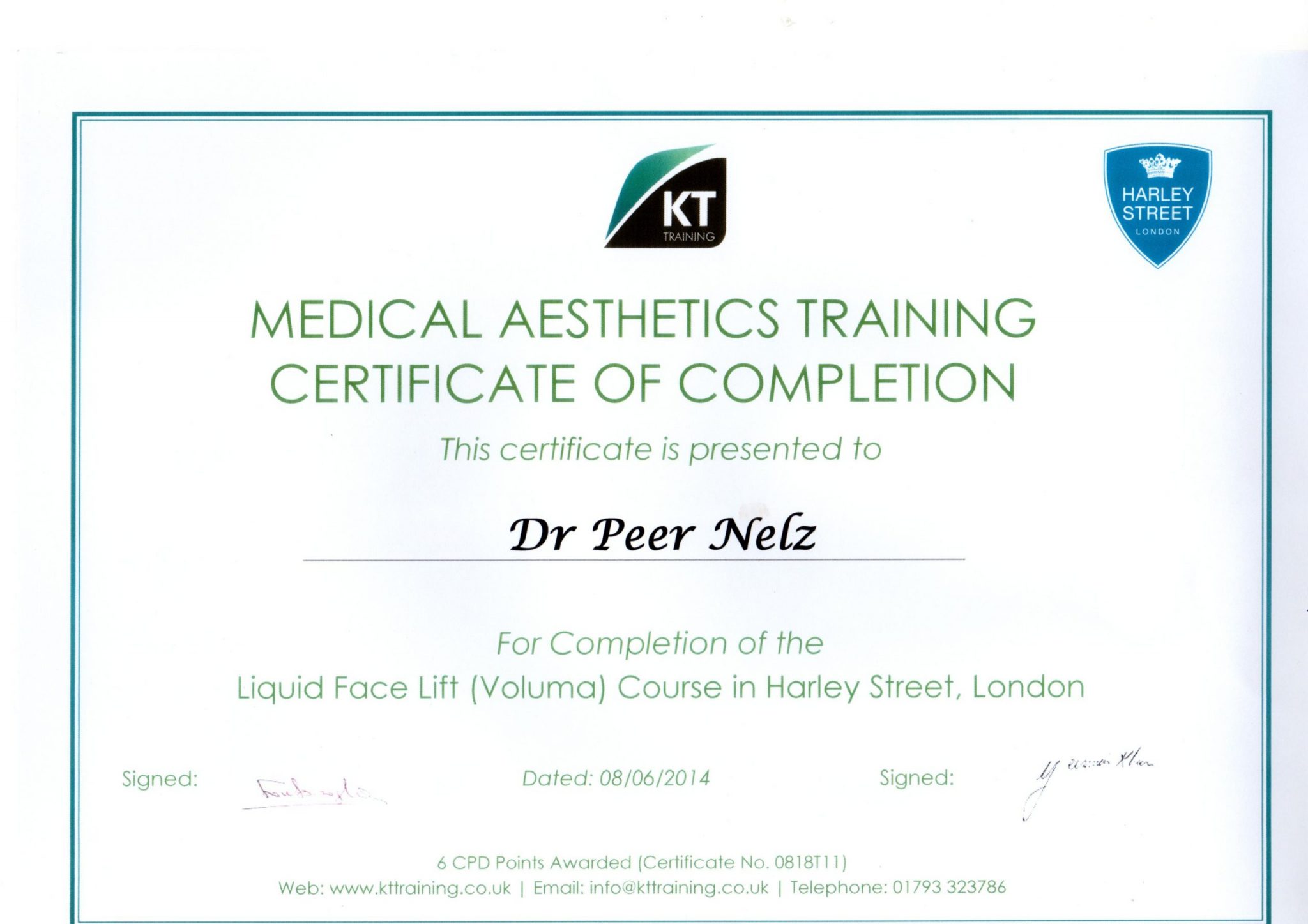 Qualifications | Cornwall Aesthetics